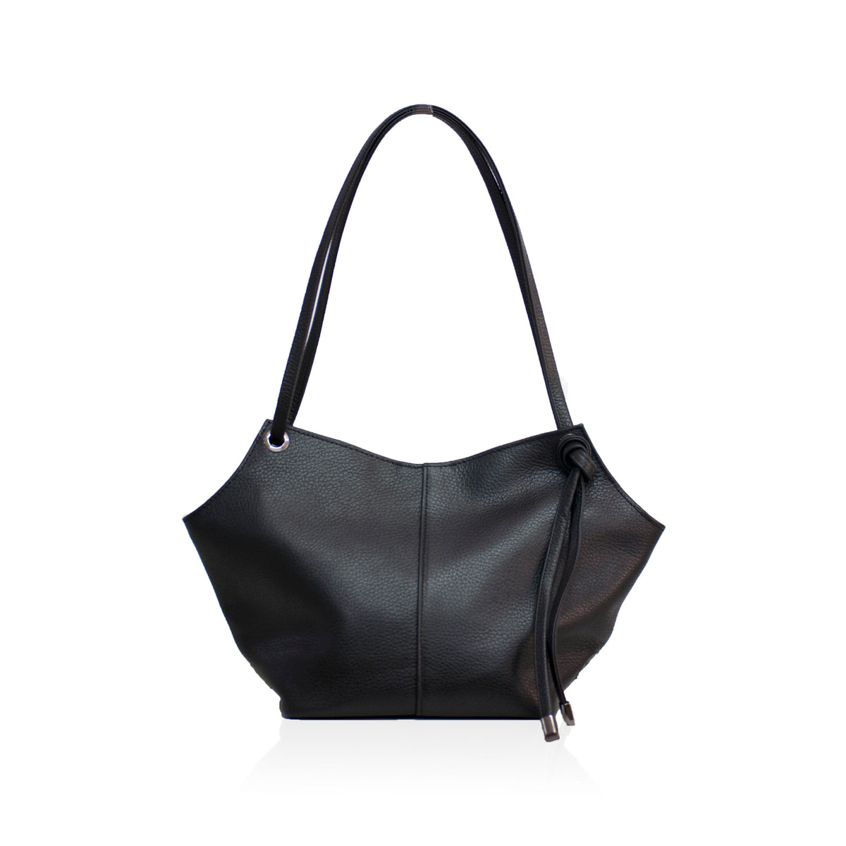 Helena Mini Δερμάτινη Τσάντα Ώμου - Black – Bonendis